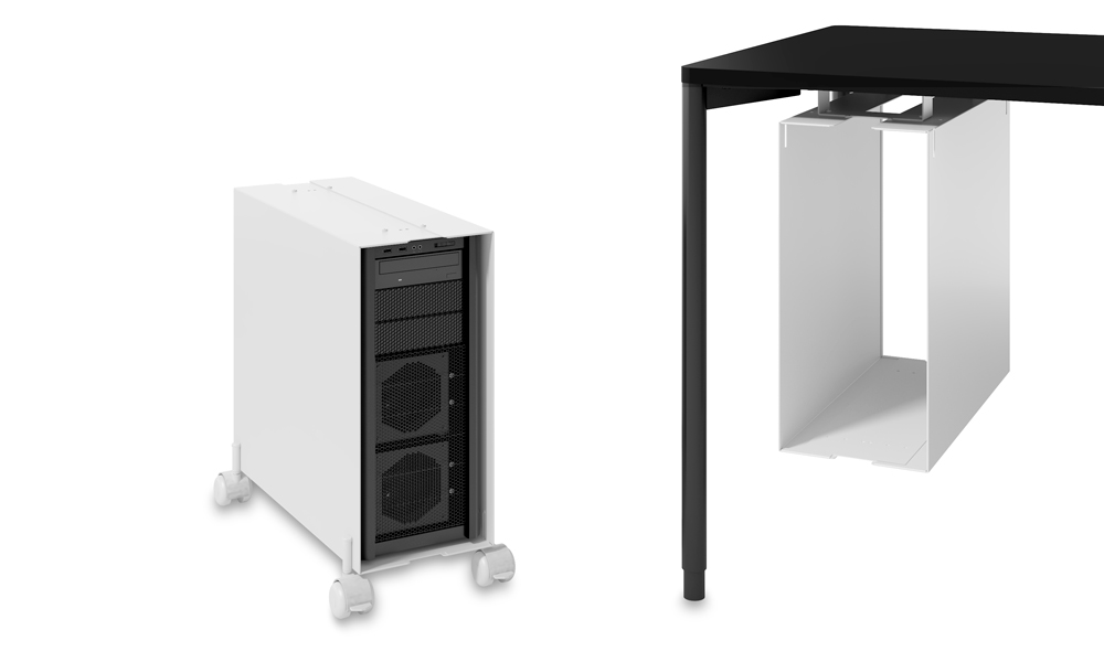 CPU wheels. CPU stand on wheels. Systemtronic.